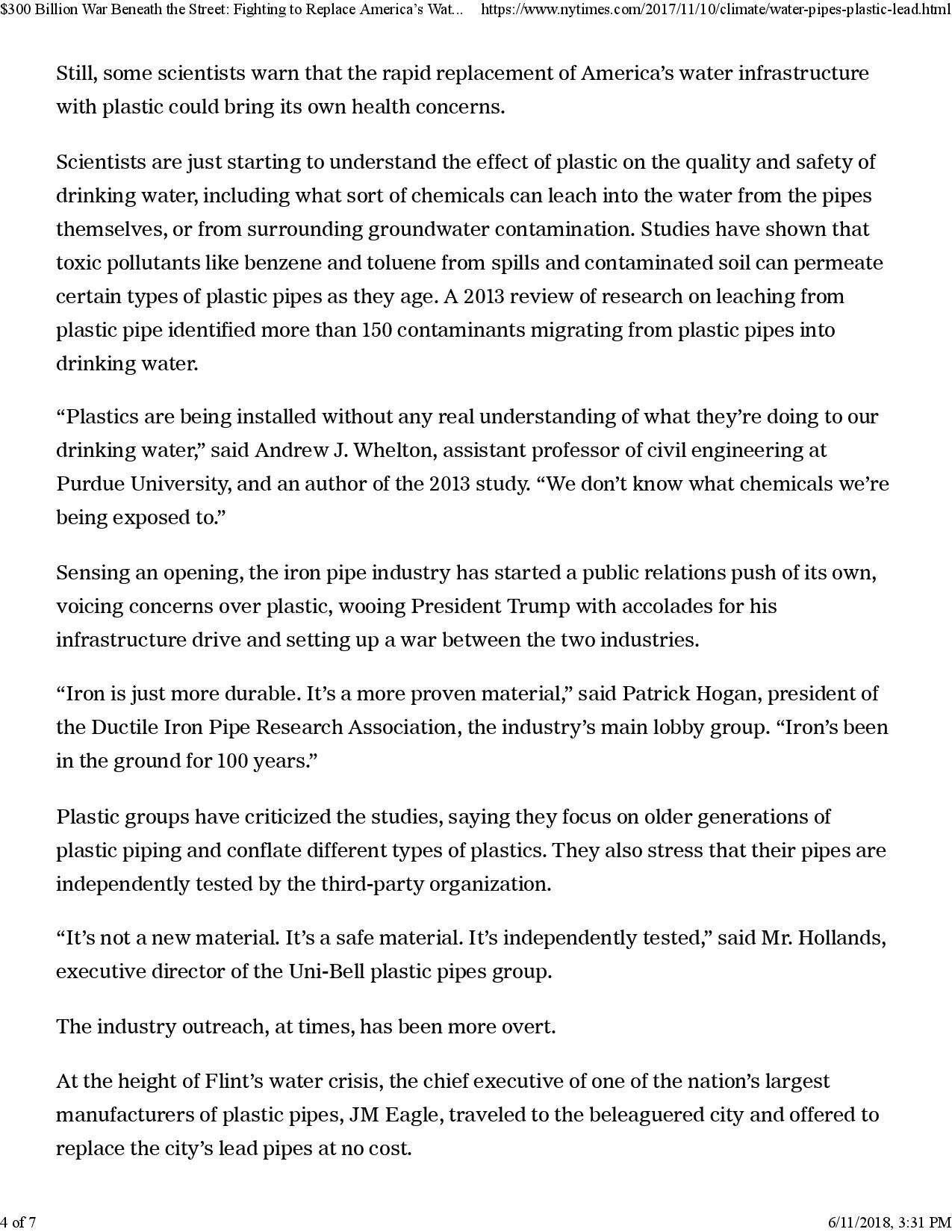 NYTimes: $300 Billion War Beneath the Street: Fighting to Replace ...